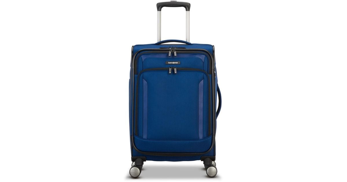 Samsonite X-tralight 4 20" Carry-on Expandable Spinner in Blue | Lyst