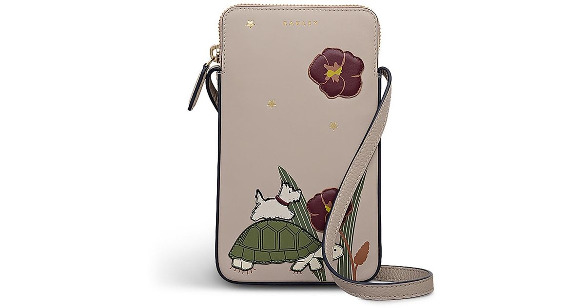 Radley Midnight Wanderer Mini Phone Crossbody Bag in Gray | Lyst