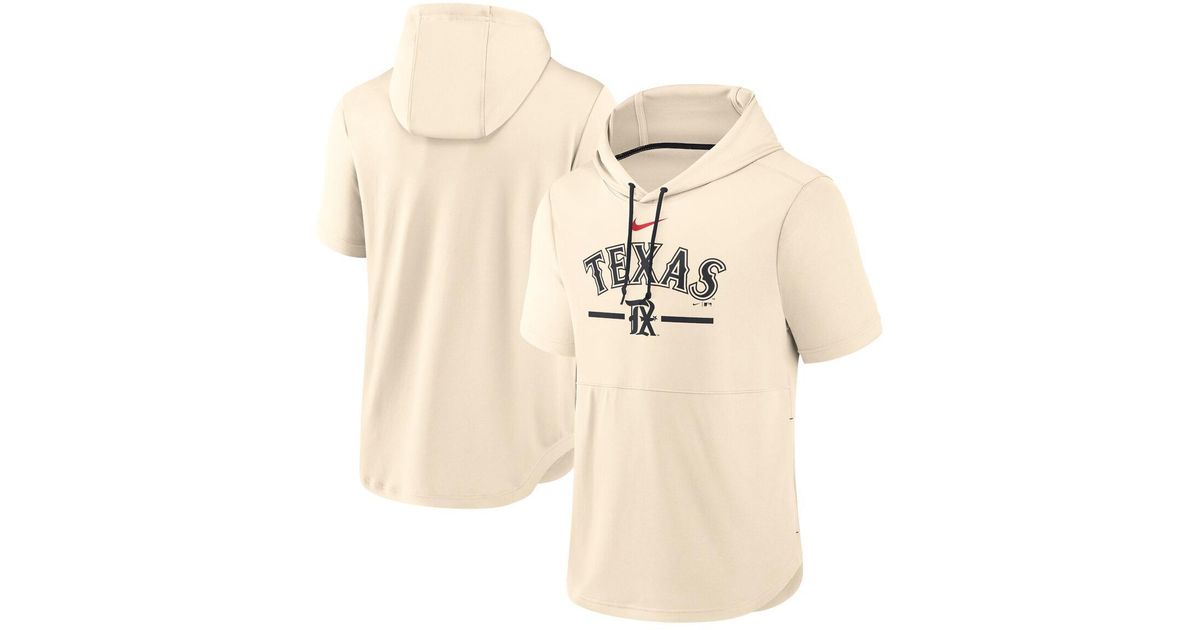 Nike Texas Rangers 2023 City Connect Short Sleeve Pullover Hoodie in ...
