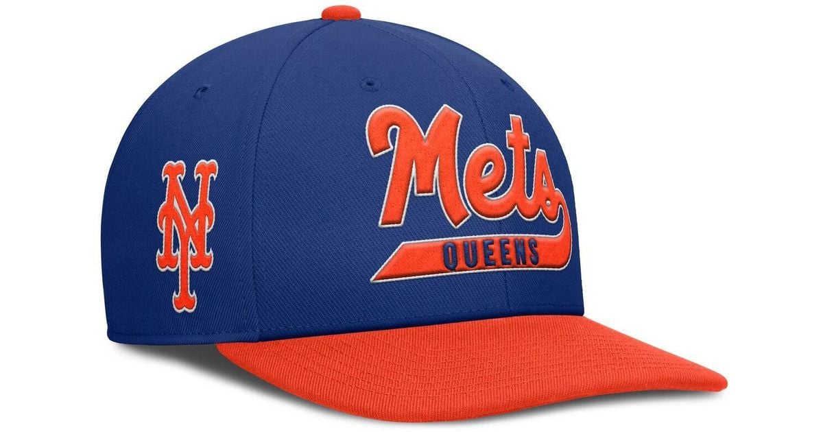 Nike Royal/orange New York Mets Pro Performance Snapback Hat in Blue ...