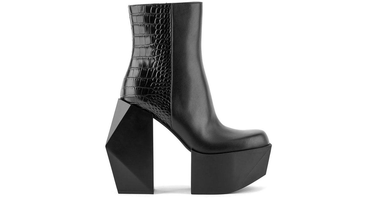 United Nude Stage Boots in Black | Lyst