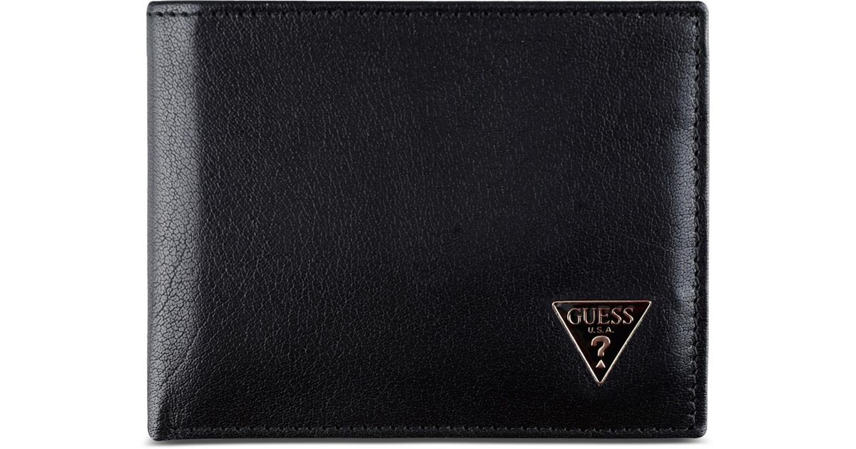 Guess Chavez Pocketmate Logo Wallet in Black for Men | Lyst
