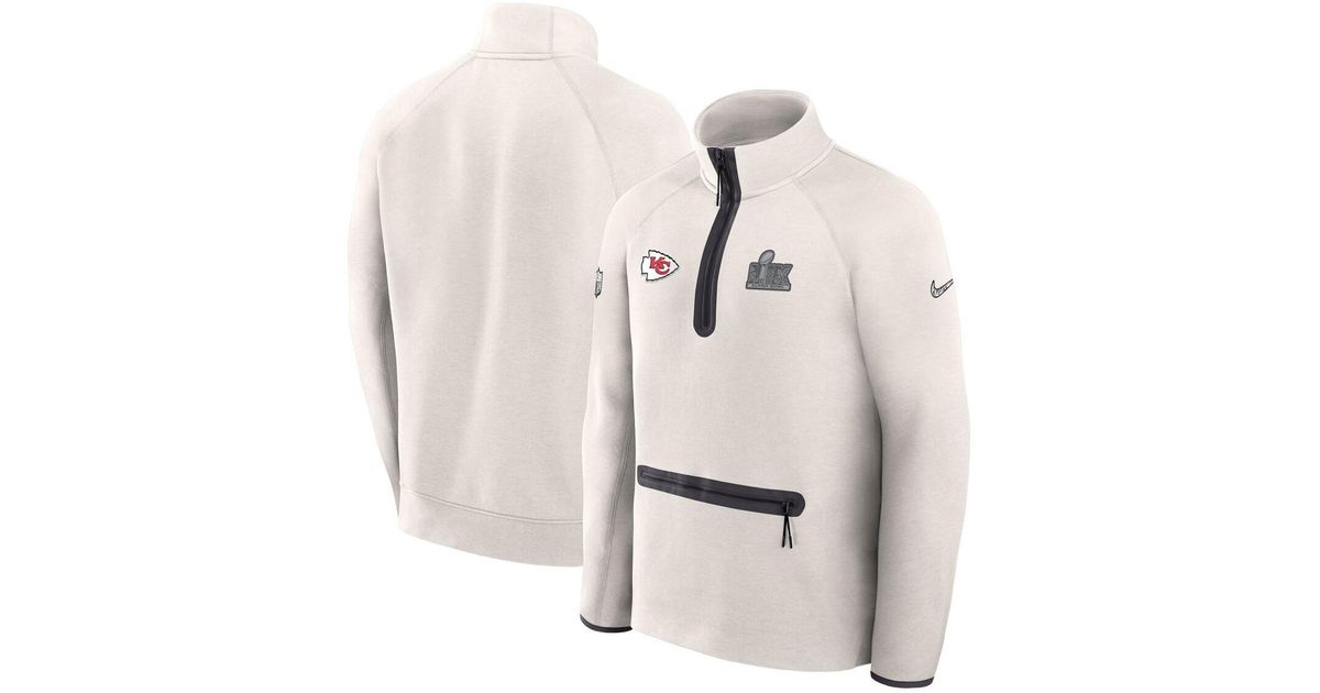 Nike Kansas City Chiefs Super Bowl Lix Opening Night Tech Fleece Half ...