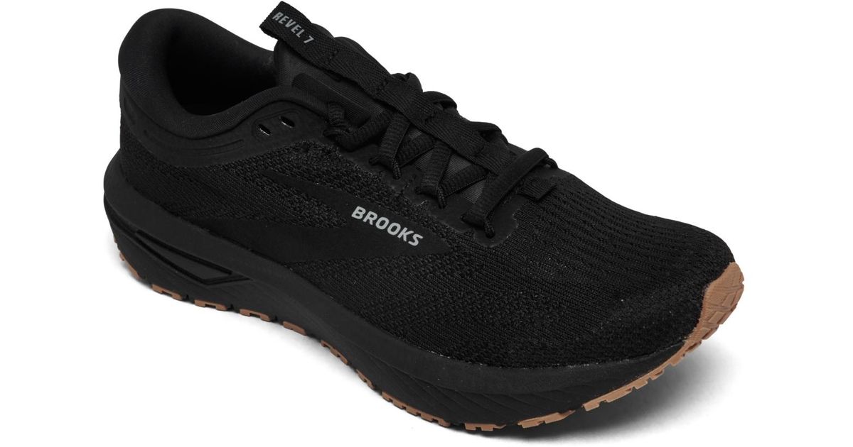 Brooks Revel 7 Running Sneakers From Finish Line in Black | Lyst
