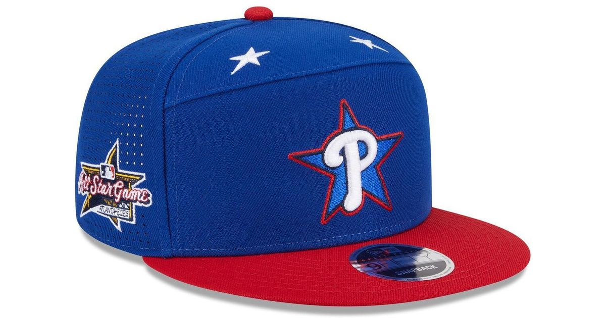 KTZ Blue/red Philadelphia Phillies 2025 Mlb All-star Game Workout Side ...