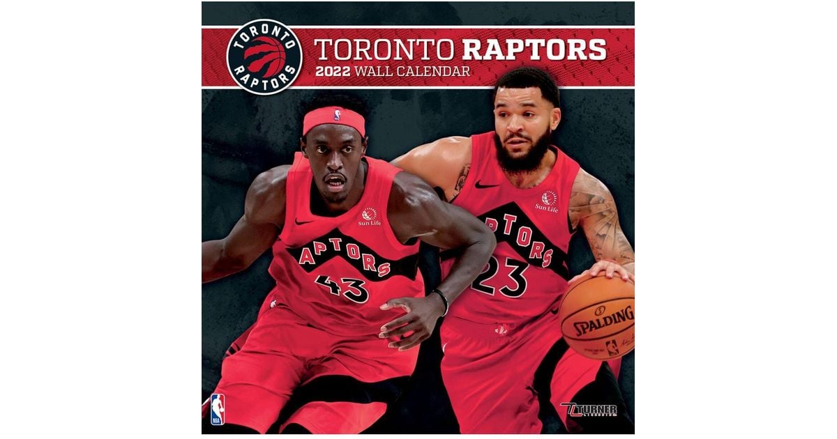 Turner Licensing Toronto Raptors 2022 Wall Calendar in Red | Lyst