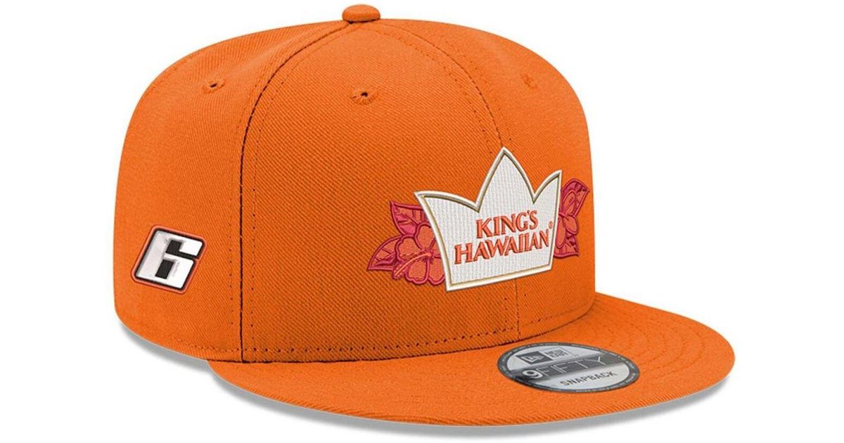KTZ Orange Brad Keselowski King's Hawaiian 9fifty Sponsor Snapback Hat ...