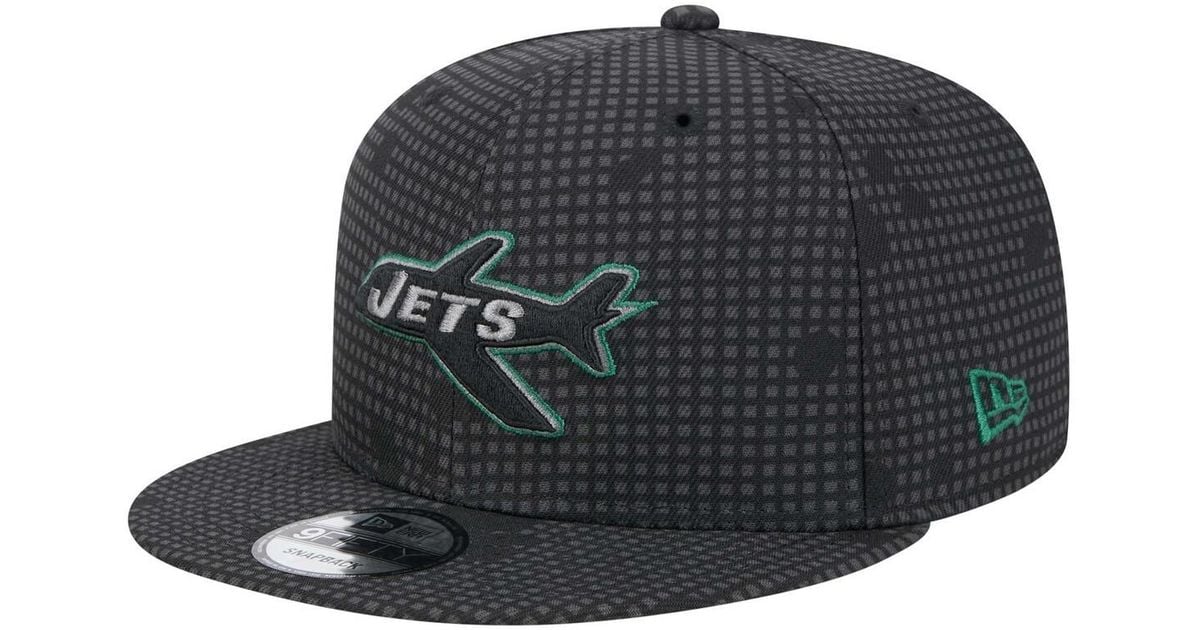 KTZ New York Jets Midnight Ink Pop Outline 9fifty Snapback Hat in Gray ...