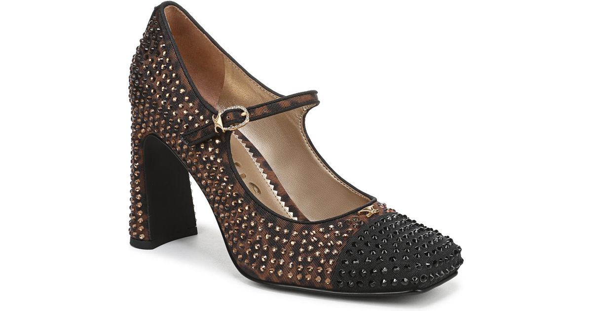 Circus by Sam Edelman Elora Glitz Blade-heel Mary-jane Pumps in Brown ...