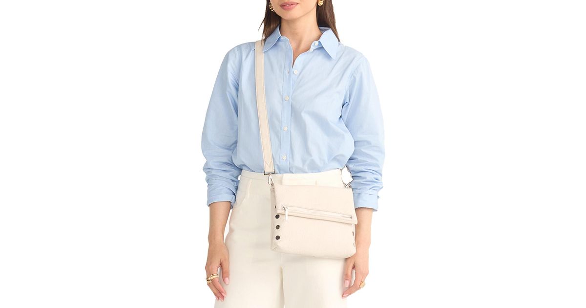 Hammitt Vip Medium Leather Crossbody in Blue | Lyst