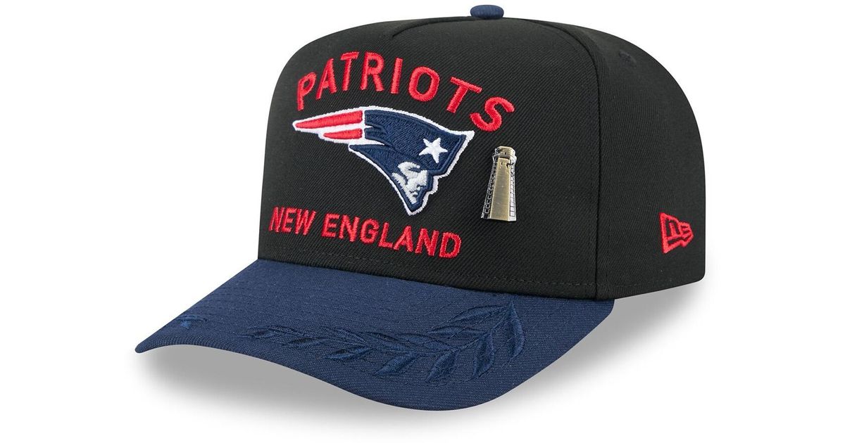 KTZ Black/navy New England Patriots 2025 Nfl Draft On Stage A-frame ...