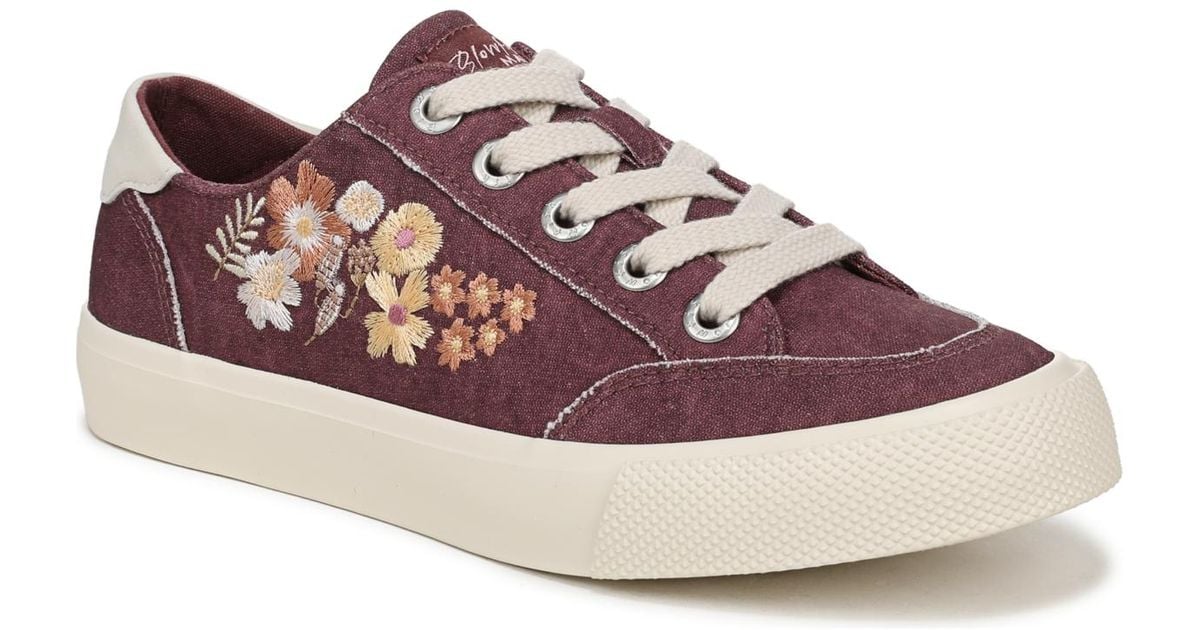 Blowfish Vivid 3 Lace Up Platform Sneakers in Pink | Lyst