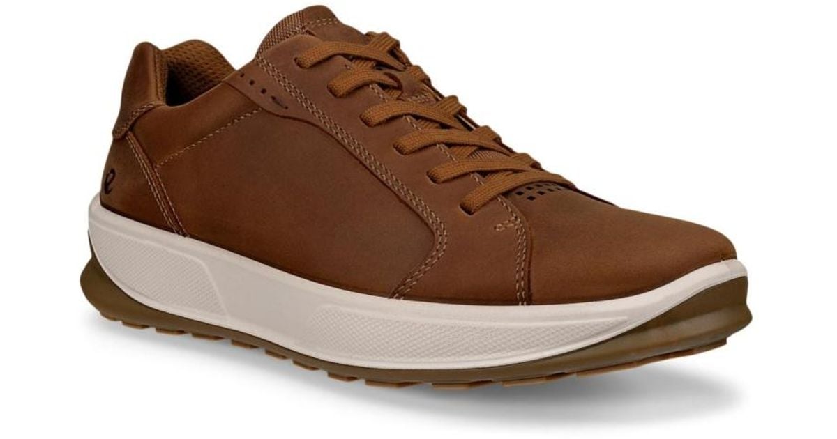 Ecco Byway 2.0 Lace Up Sneakers in Brown for Men | Lyst