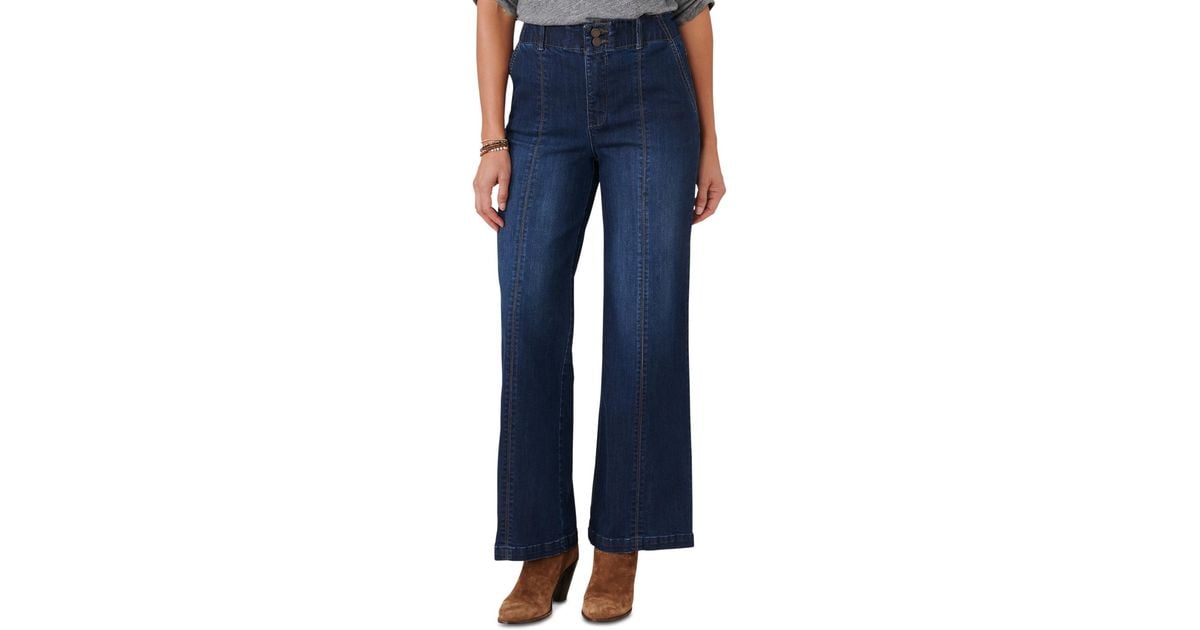 Democracy "ab" Solution High-rise Wide-leg Jeans in Blue | Lyst