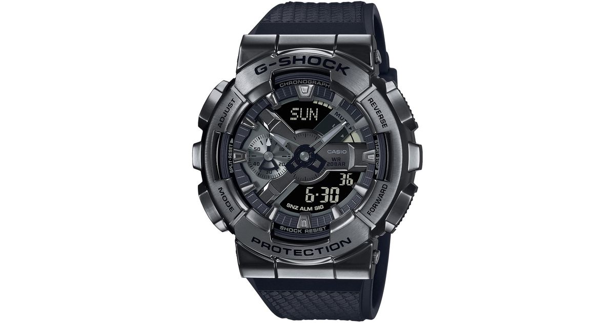 G-Shock Analog-digital Black Resin Watch in Gray for Men | Lyst