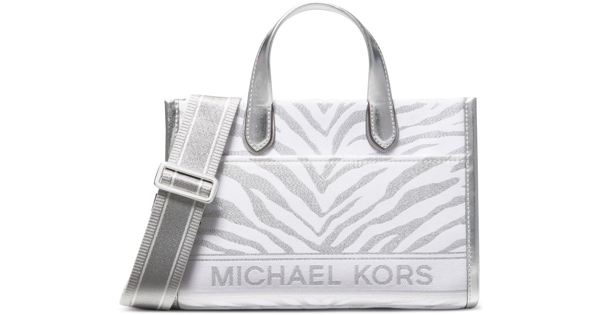 Michael Kors Michael Gigi Small East West Messenger in Metallic | Lyst