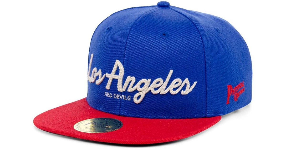 Physical Culture Los Angeles Red Devils Black Fives Snapback Adjustable ...