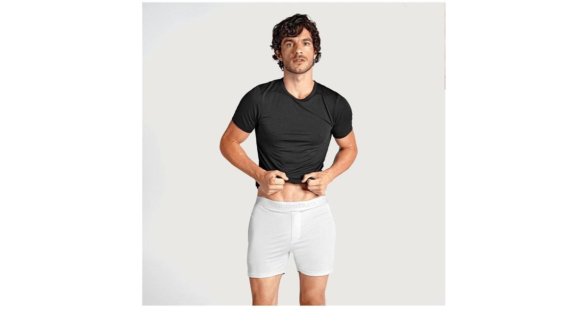 Rounderbum Bum Around Pajama Short in White for Men | Lyst
