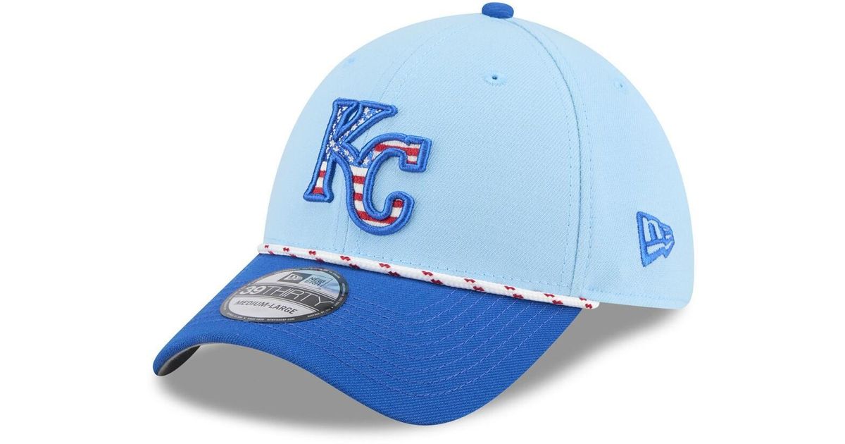 KTZ Light Blue/blue Kansas City Royals 2025 Fourth Of July 39thirty ...