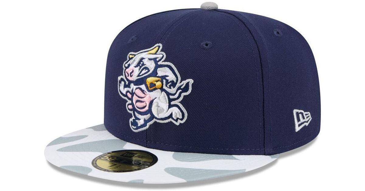 KTZ Wisconsin Timber Rattlers Theme Nights 59fifty Fitted Hat in Blue ...