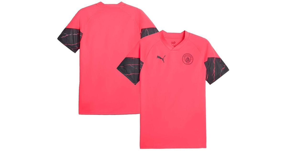PUMA Manchester City 2023/24 Training Jersey in Pink for Men | Lyst