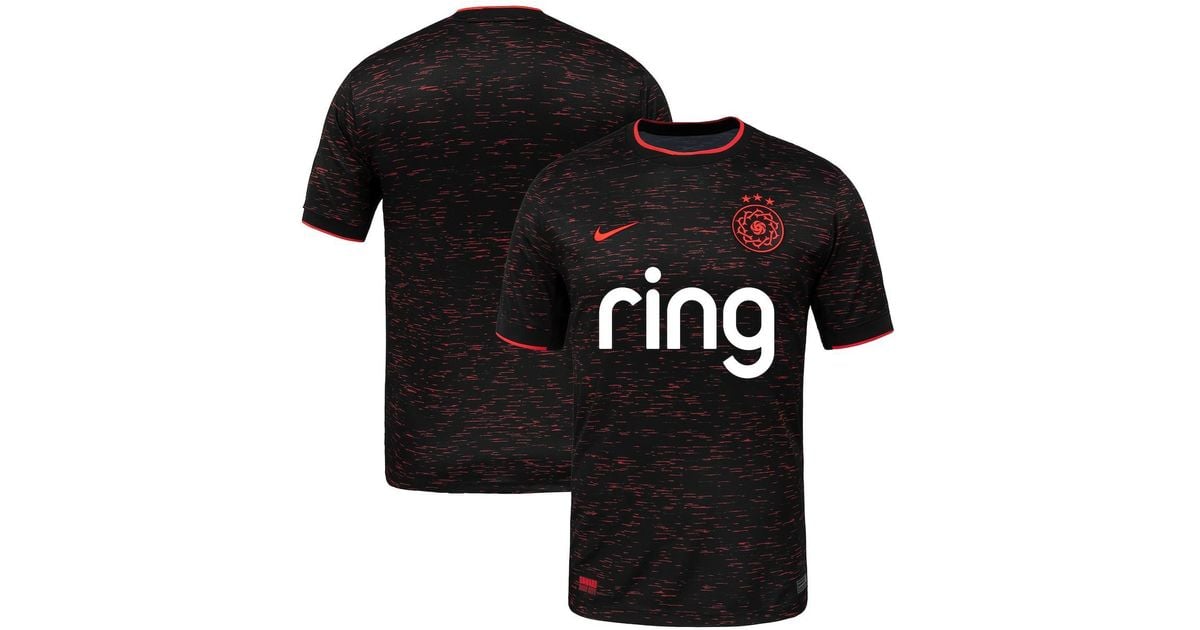 Nike Portland Thorns Fc 2025 Secondary Stadium Replica Jersey in Black ...