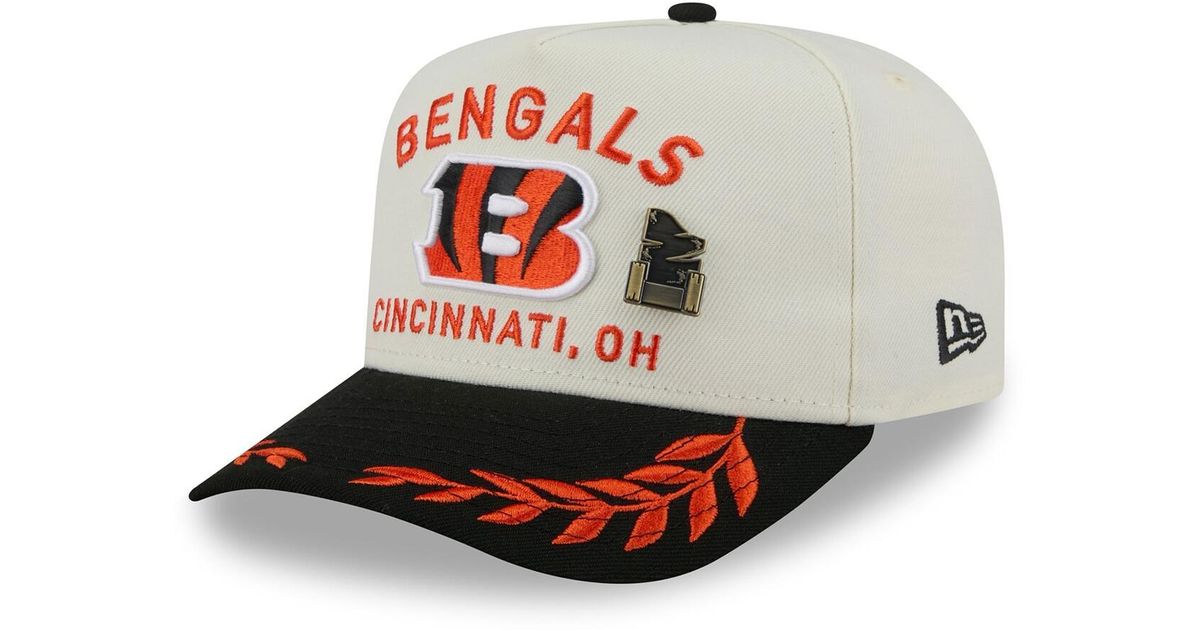 KTZ Cream/black Cincinnati Bengals 2025 Nfl Draft A-frame 59fifty ...