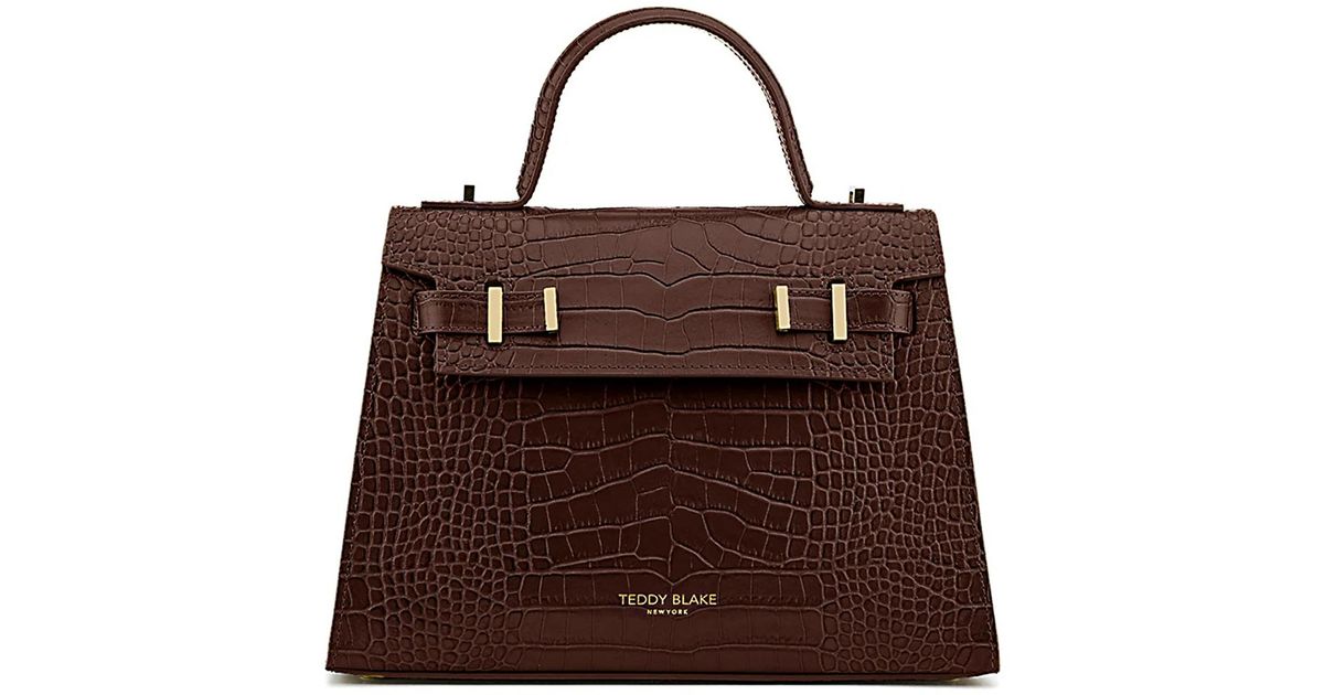 Teddy Blake Ava Croco 11" in Brown | Lyst