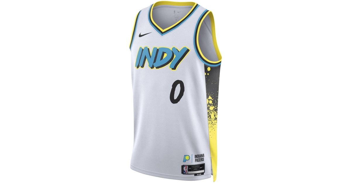 Nike And Tyrese Haliburton Indiana Pacers 2024/25 City Edition Finished ...