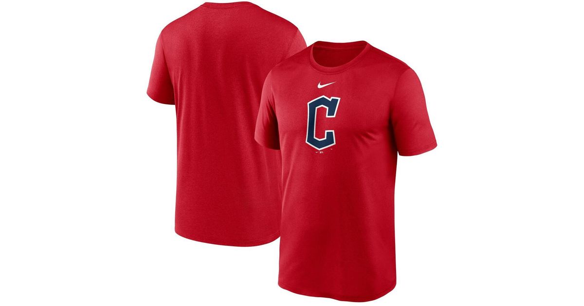 Nike Red Cleveland Guardians Legend Fuse Large Logo Performance T-shirt for Men | Lyst