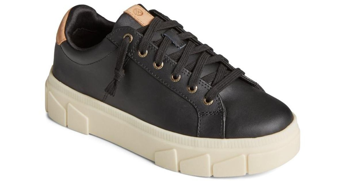 Sperry Top-Sider Winslow Round Toe Sneakers in Black | Lyst