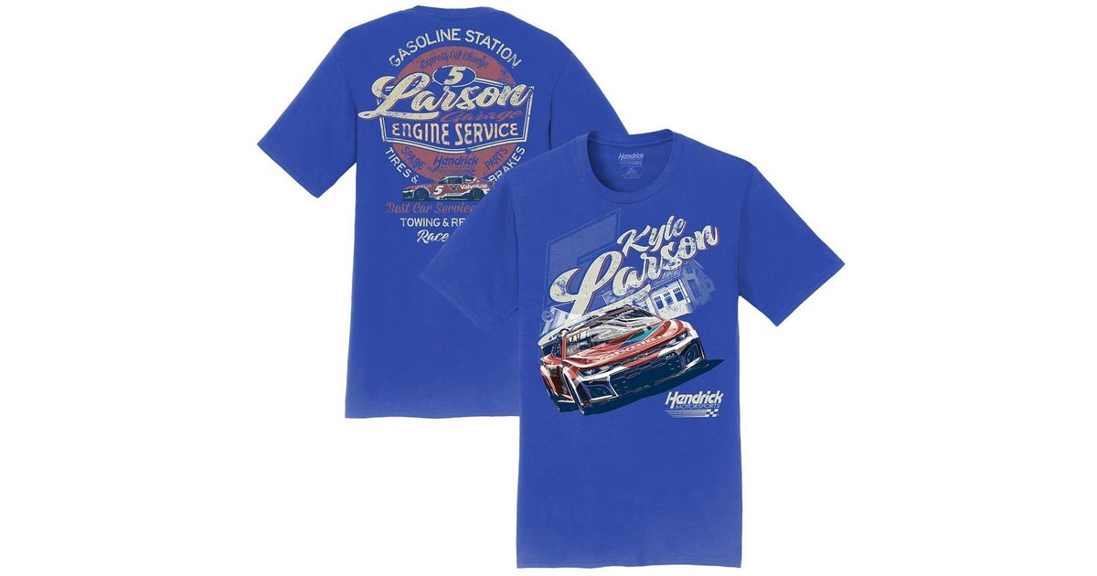 Hendrick Motorsports Team Collection Kyle Larson Valvoline Car T-shirt ...