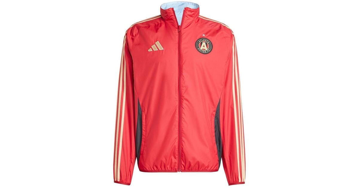 adidas Atlanta United Fc 2025 Anthem Reversible Full-zip Jacket in Red ...