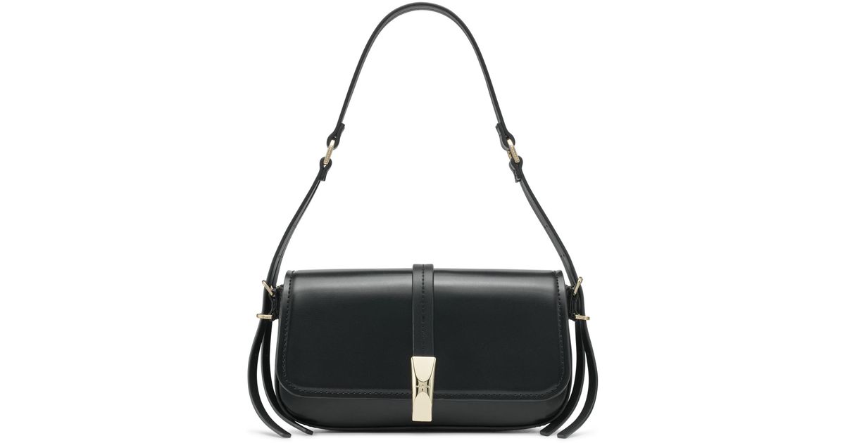 Halston Freya Medium Shoulder Bag in Black | Lyst