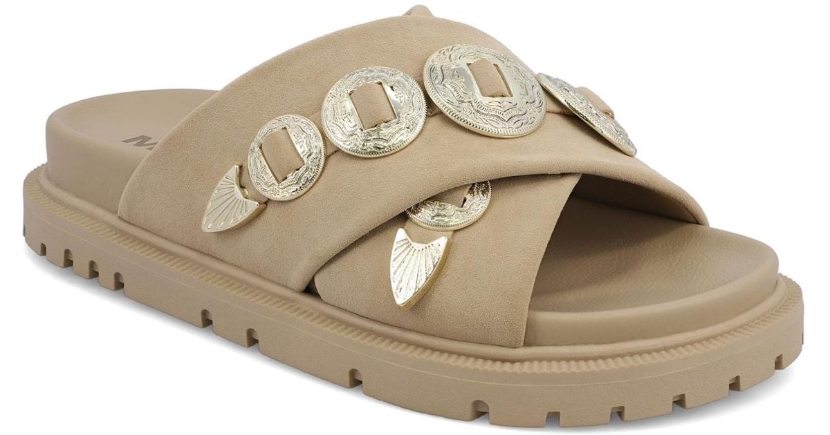 MIA Gorgene Slip-on Slide Als in Brown | Lyst