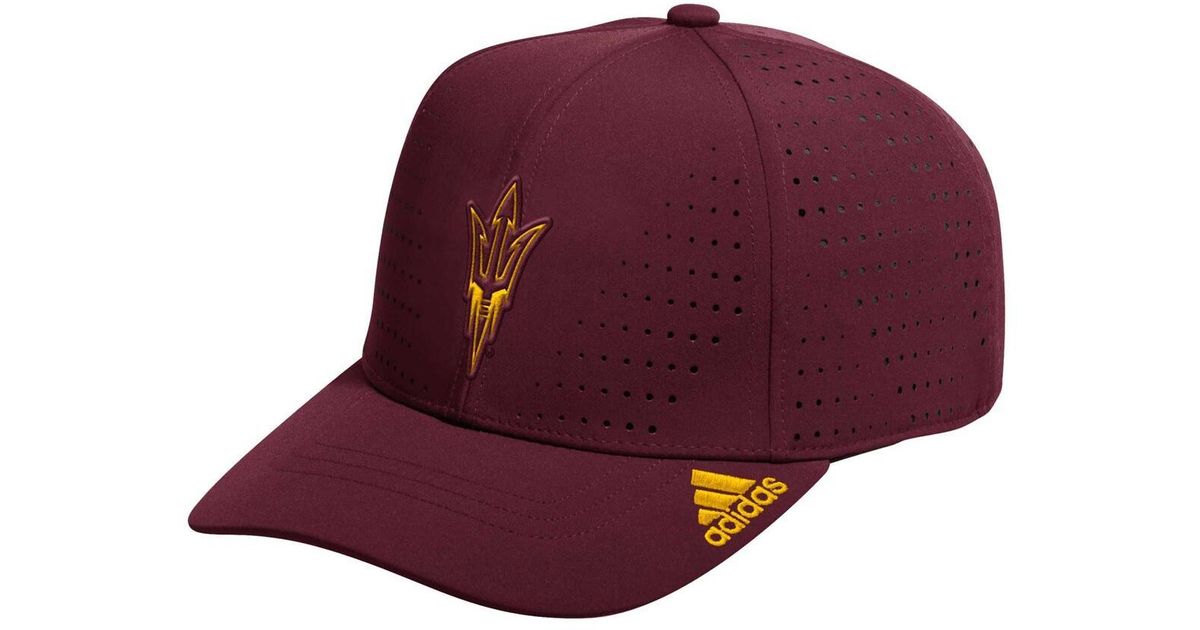 adidas Arizona State Sun Devils Locker Room Perforated Adjustable Hat ...