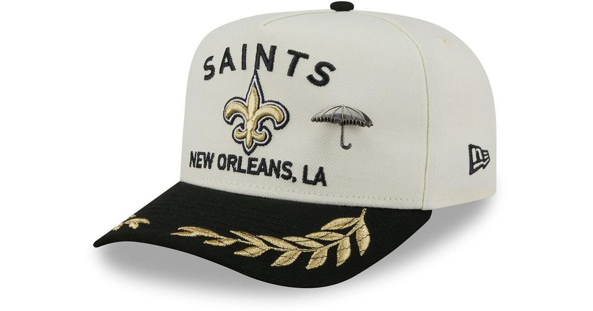 KTZ Cream/black New Orleans Saints 2025 Nfl Draft A-frame 59fifty ...