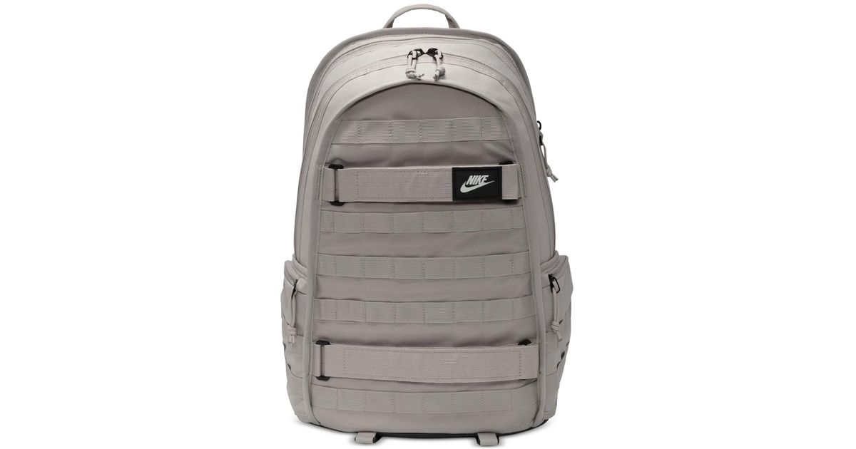 Nike Sportswear Logo Backpack in Gray for Men | Lyst