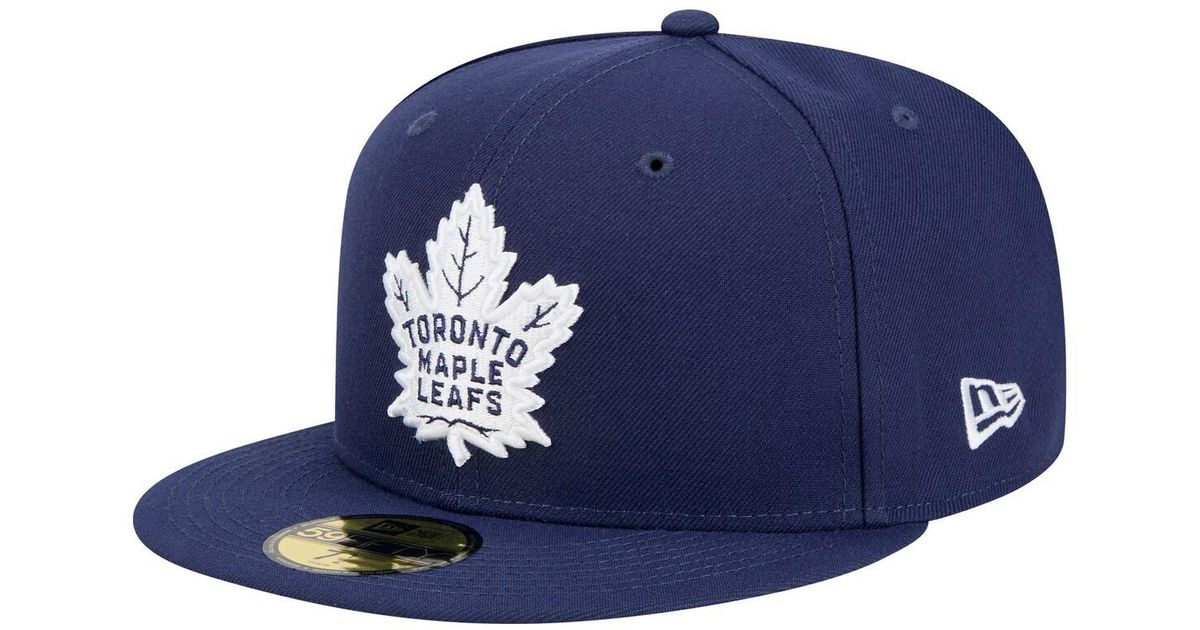 KTZ Toronto Maple Leaf's Core 59fifty Fitted Hat in Blue for Men | Lyst