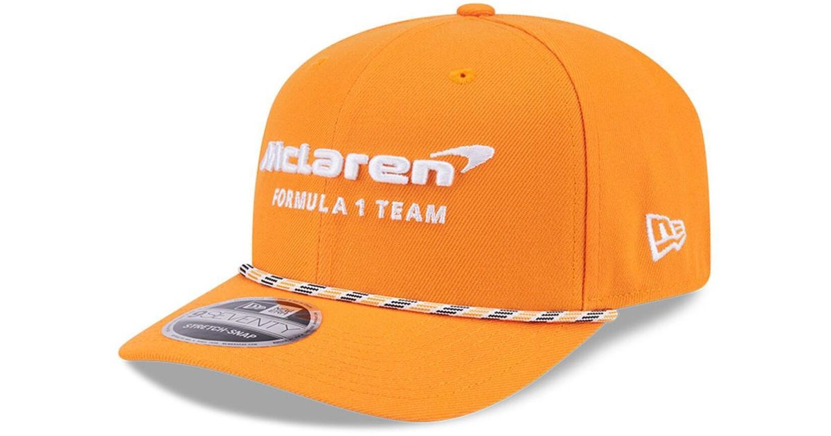 KTZ Mclaren F1 Team Multi-rope 9seventy Stretch Snap Hat in Orange for ...