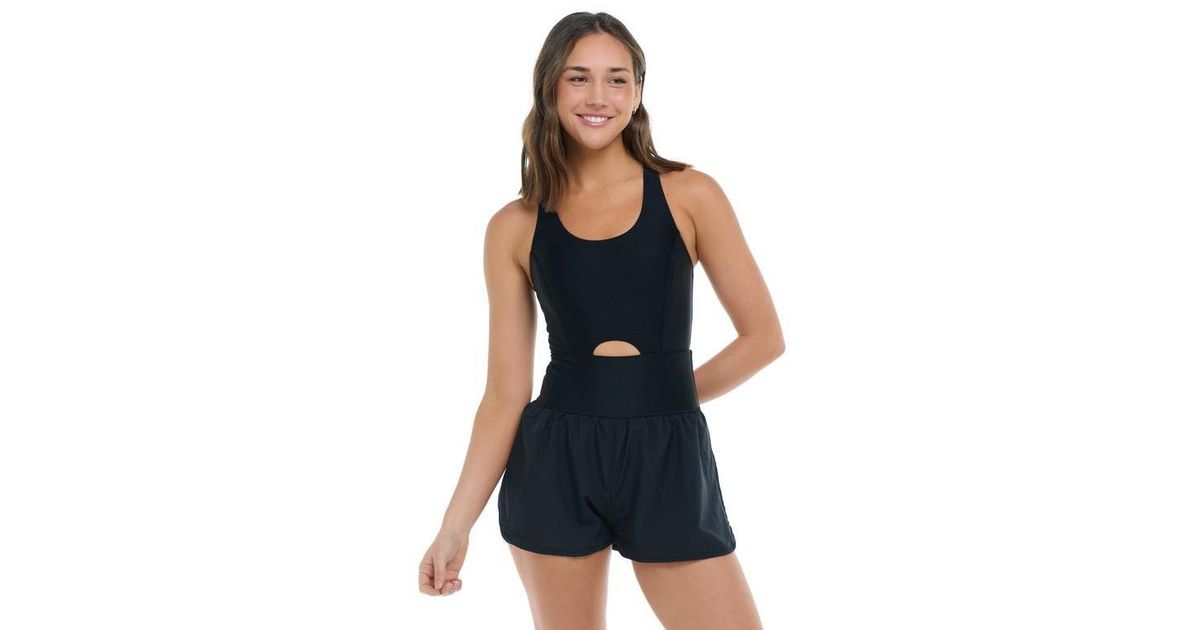 Body Glove Mabel One Piece Runsie in Black | Lyst