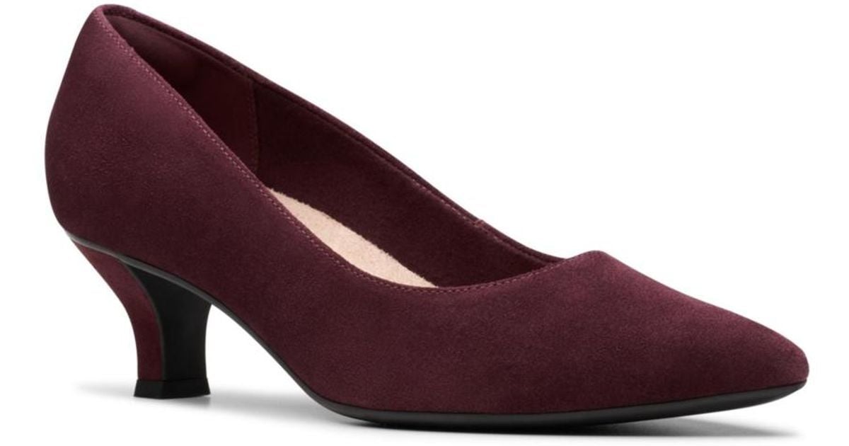 Clarks Collection Kepley Vine Pumps in Purple | Lyst