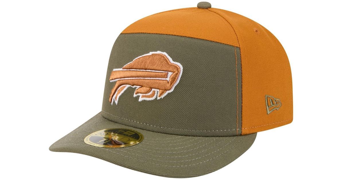 KTZ Olive/brown Buffalo Bills Two-tone Color Pack Split Panel 59fifty ...
