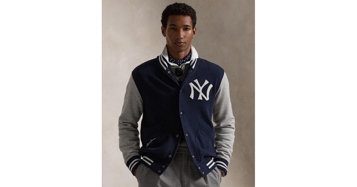 Polo Ralph Lauren Yankees Jacket in Blue for Men | Lyst