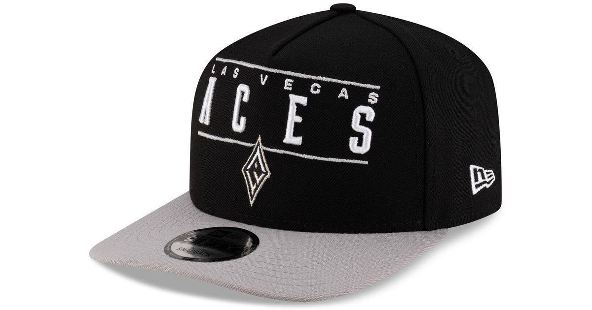 KTZ And Black/silver Las Vegas Aces 2025 Wnba Draft A-frame 9fifty ...