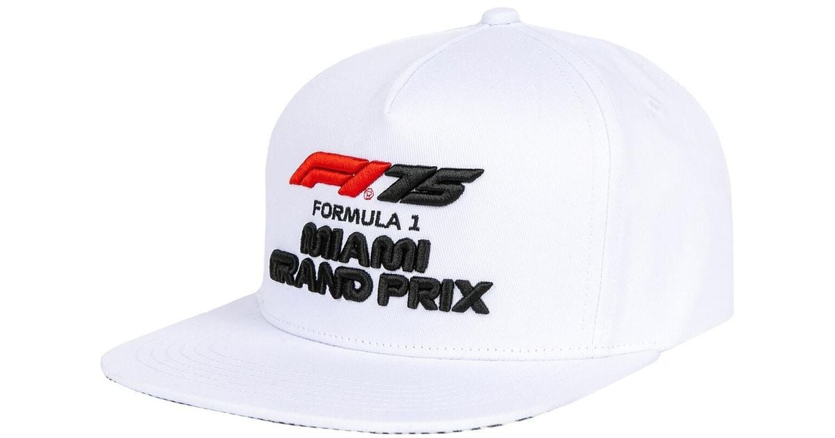 INSOMNIAC F1 2025 Miami Grand Prix Classic Snapback Hat in White for ...