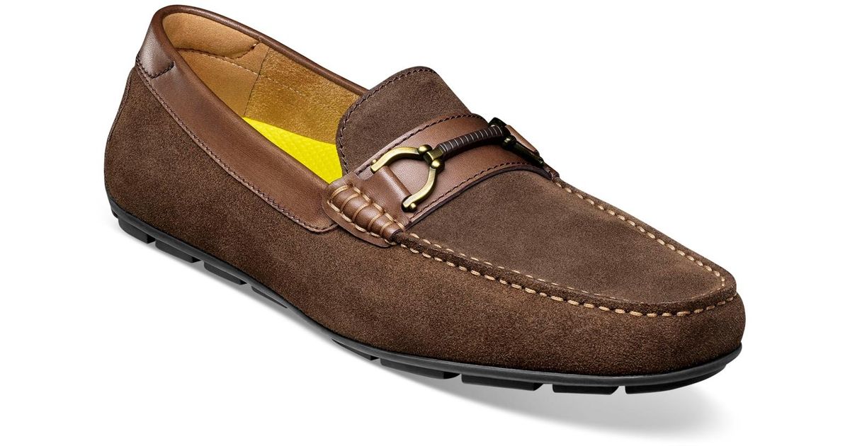 Florsheim Motor Moc Toe Bit Driver in Brown for Men | Lyst