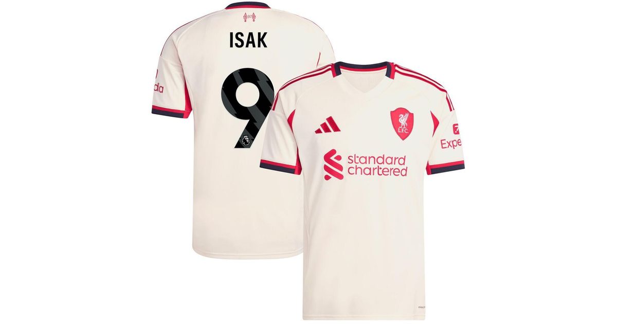 adidas Alexander Isak Liverpool 2025/26 Away Replica Player Jersey in ...