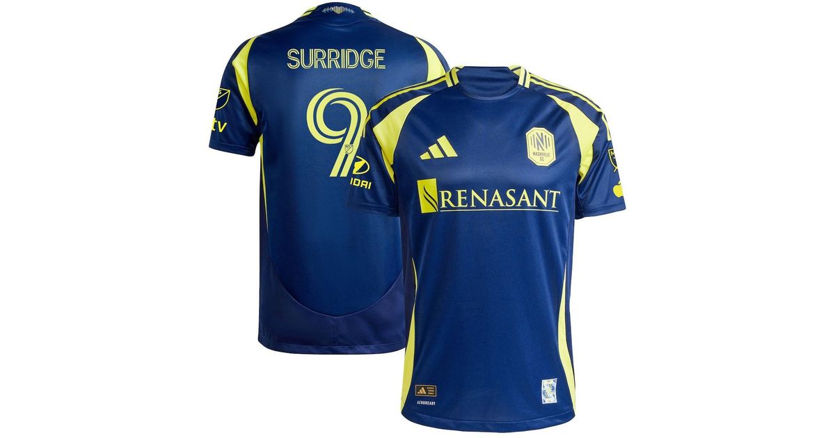 adidas Sam Surridge Nashville Sc 2025 The Heart Of Nashville Kit ...