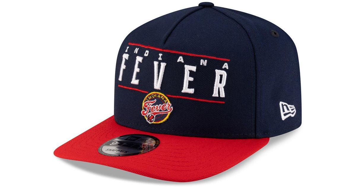 KTZ And Navy/red Indiana Fever 2025 Wnba Draft A-frame 9fifty Snapback ...